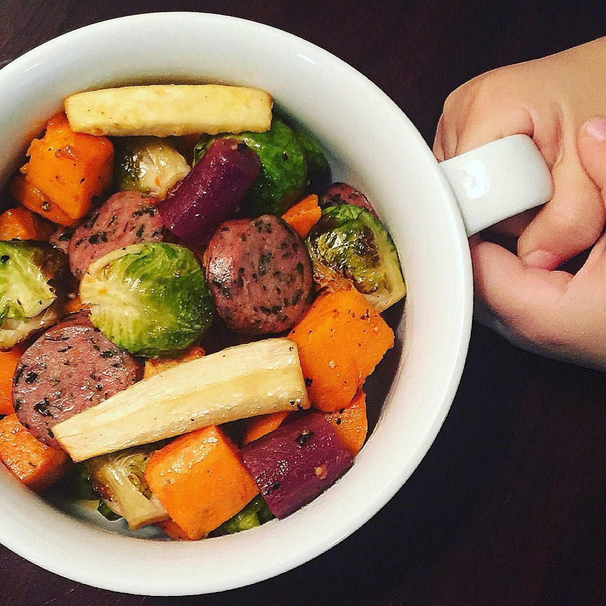 Roasted Rainbow Root Vegetables